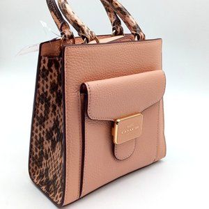 Coach | Bags | Nwt Coach Pink Shell Pepper Leather Crossbody Satchel ...